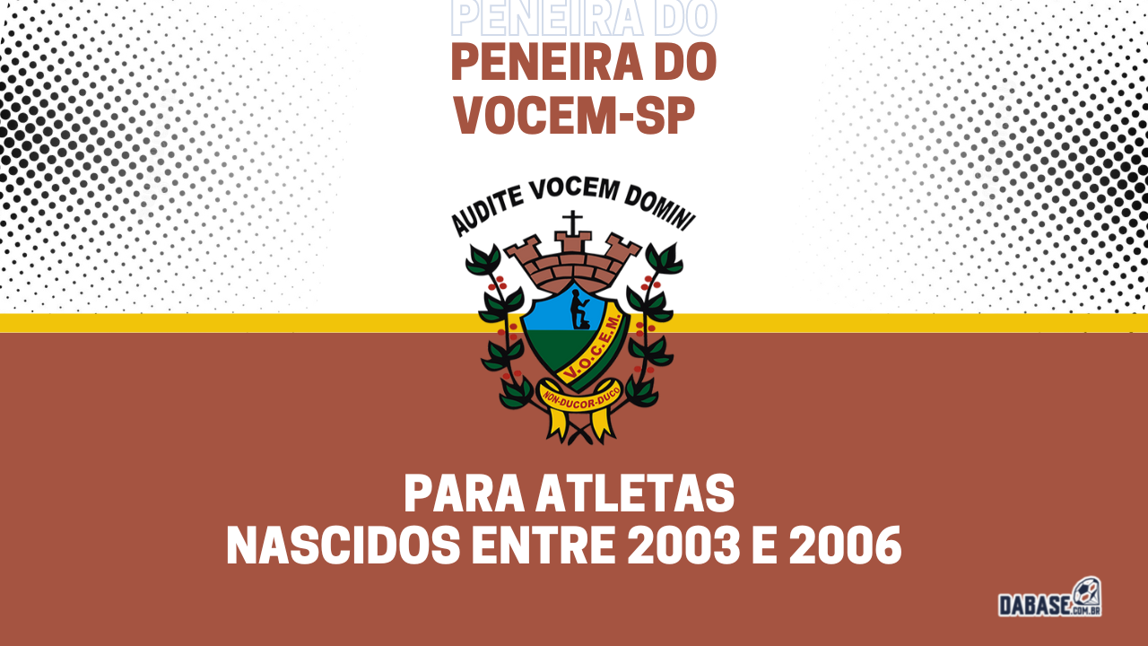 Vocem-SP realizará peneira para a categoria sub-20 - Portal Brazuca