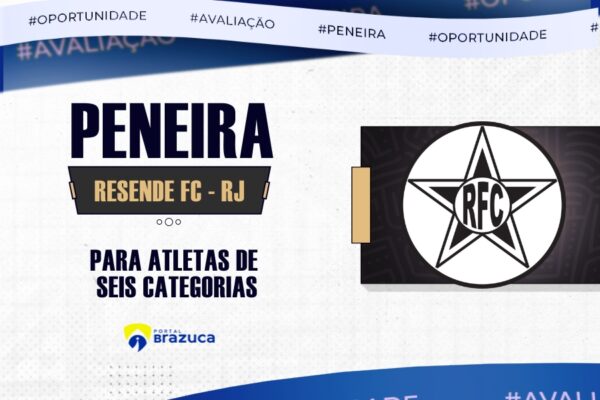 O Resende FC – RJ realizará peneira para uma categoria - Portal Brazuca