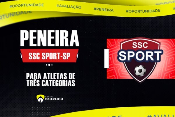O SSC Sport-SP realizará peneira para três categorias - Portal Brazuca